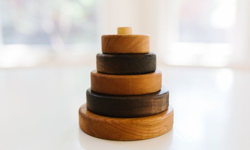 Wooden Circle Stacker by Bannor Toys