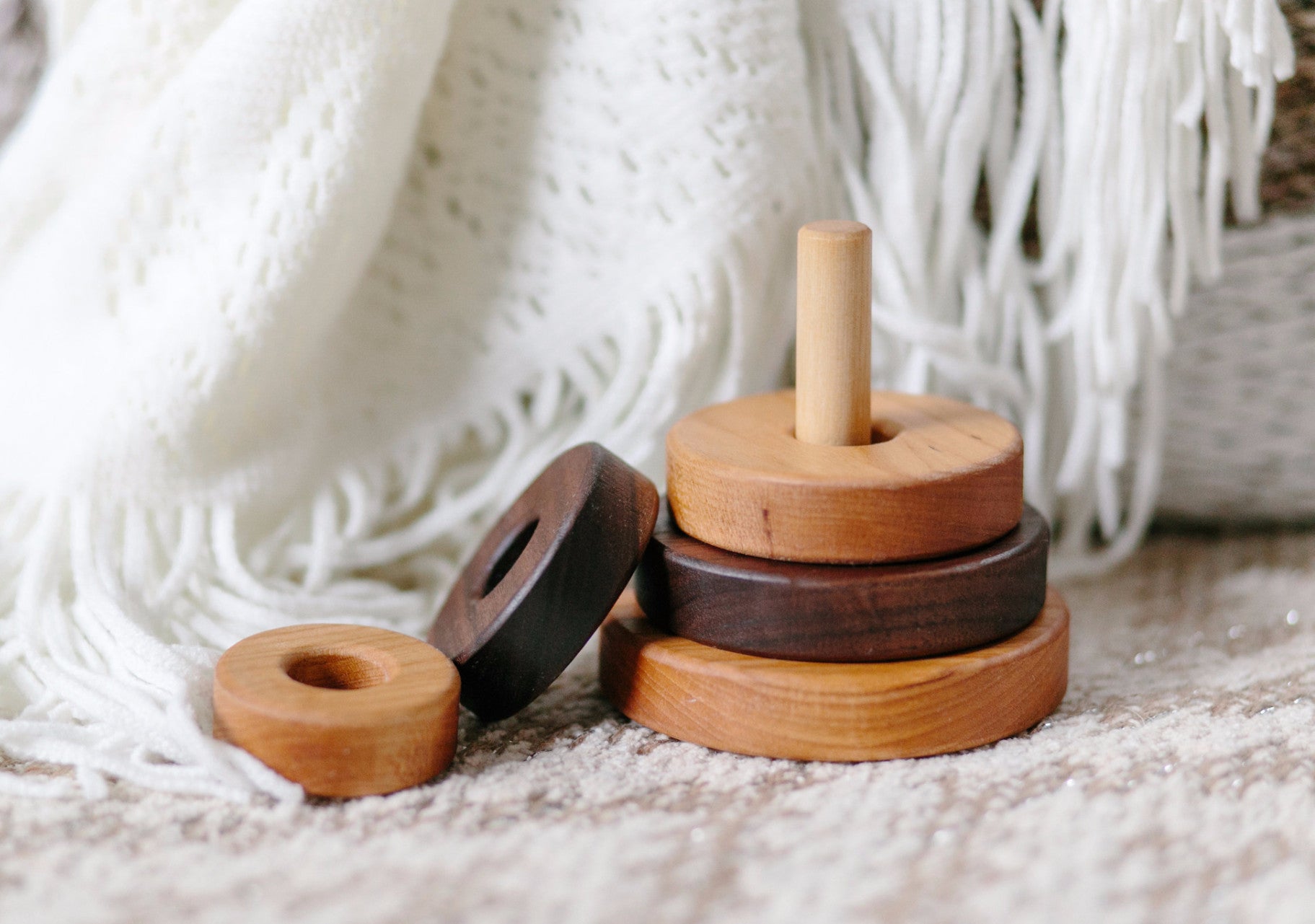 Wooden Circle Stacker by Bannor Toys