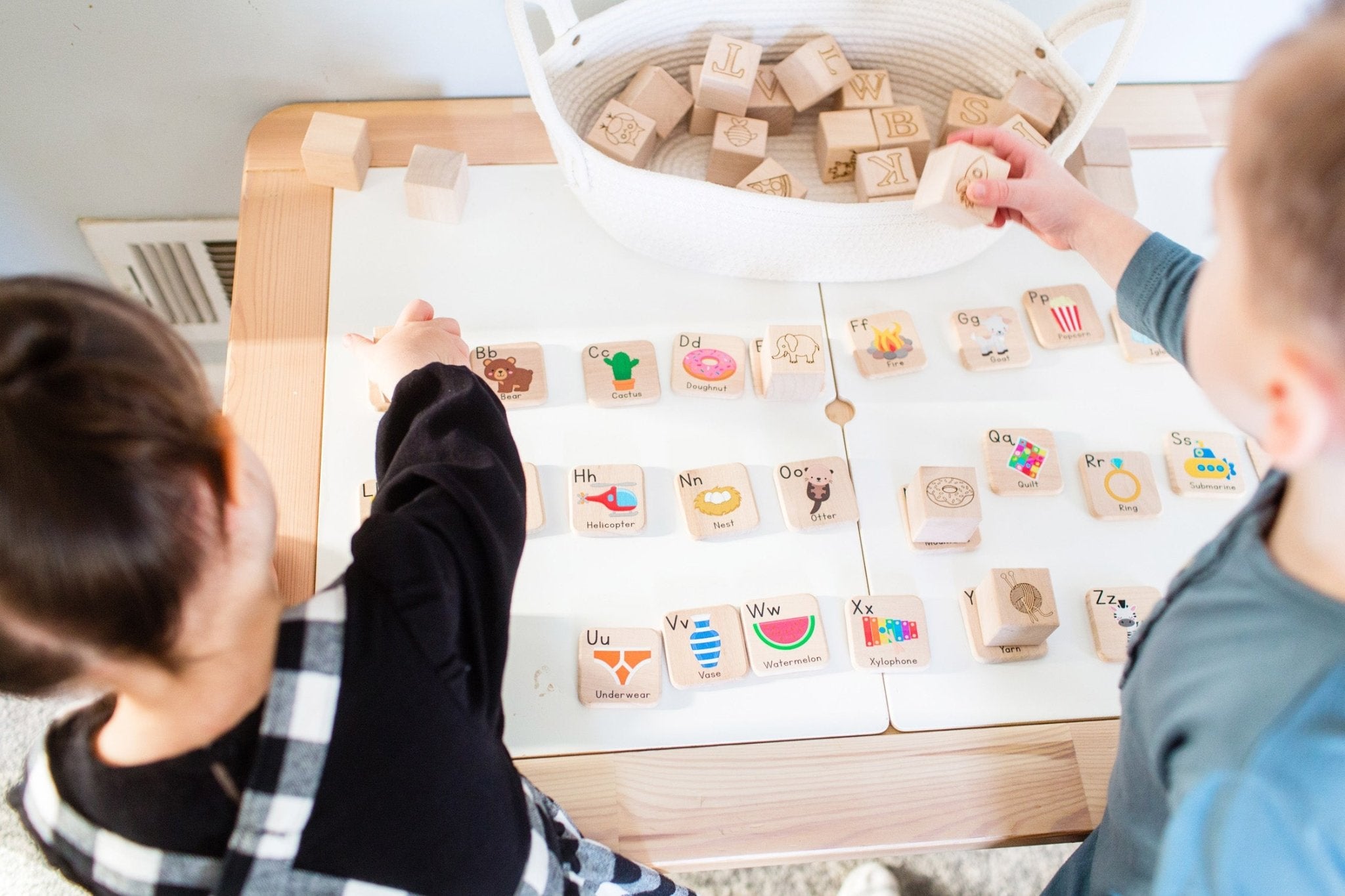 Maple ABC Blocks - Bannor Toys