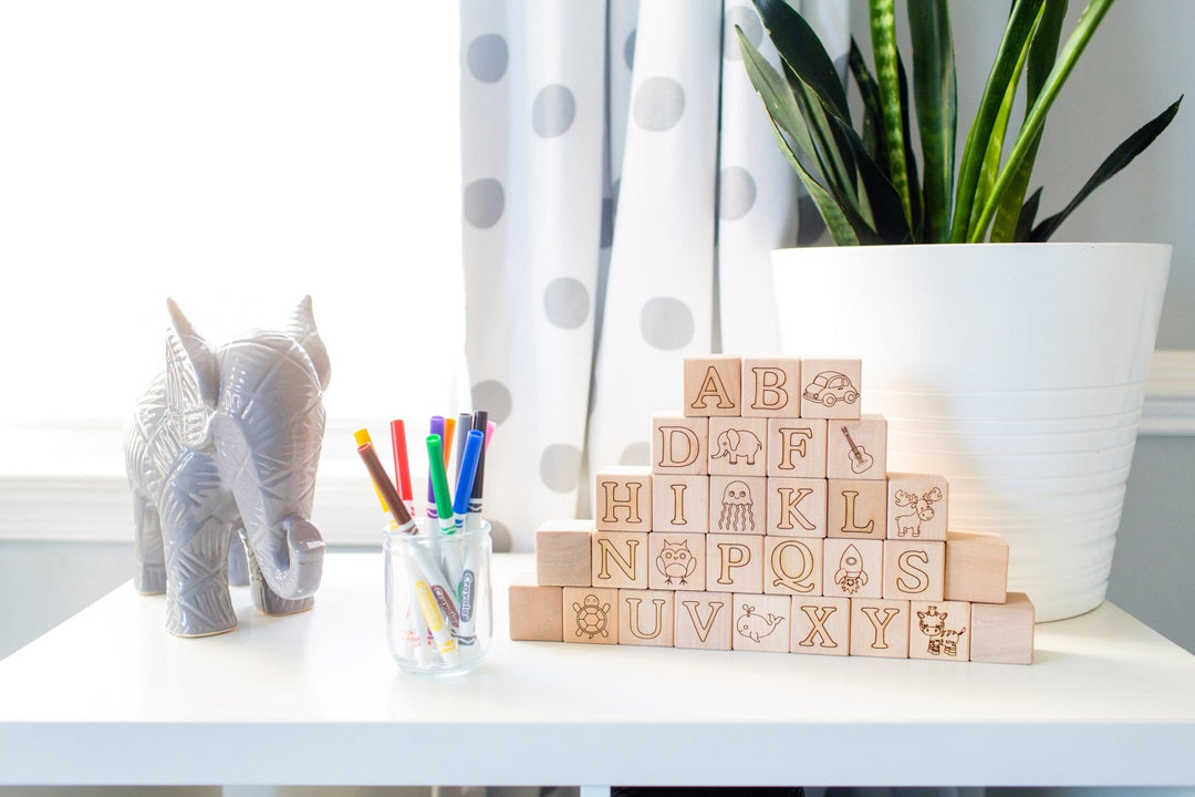 Maple ABC Blocks - Bannor Toys