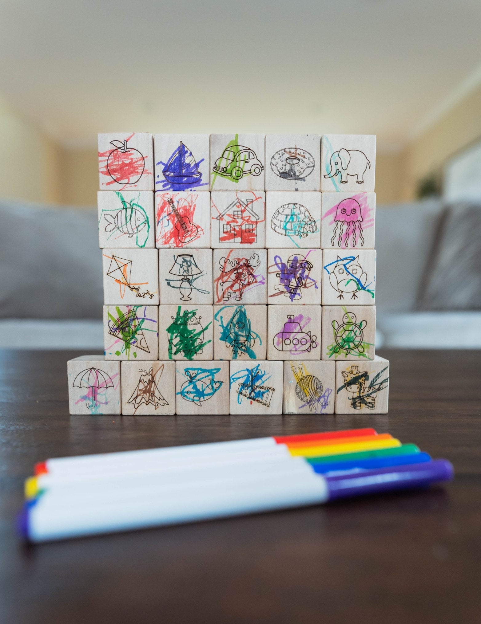 Maple ABC Blocks - Bannor Toys