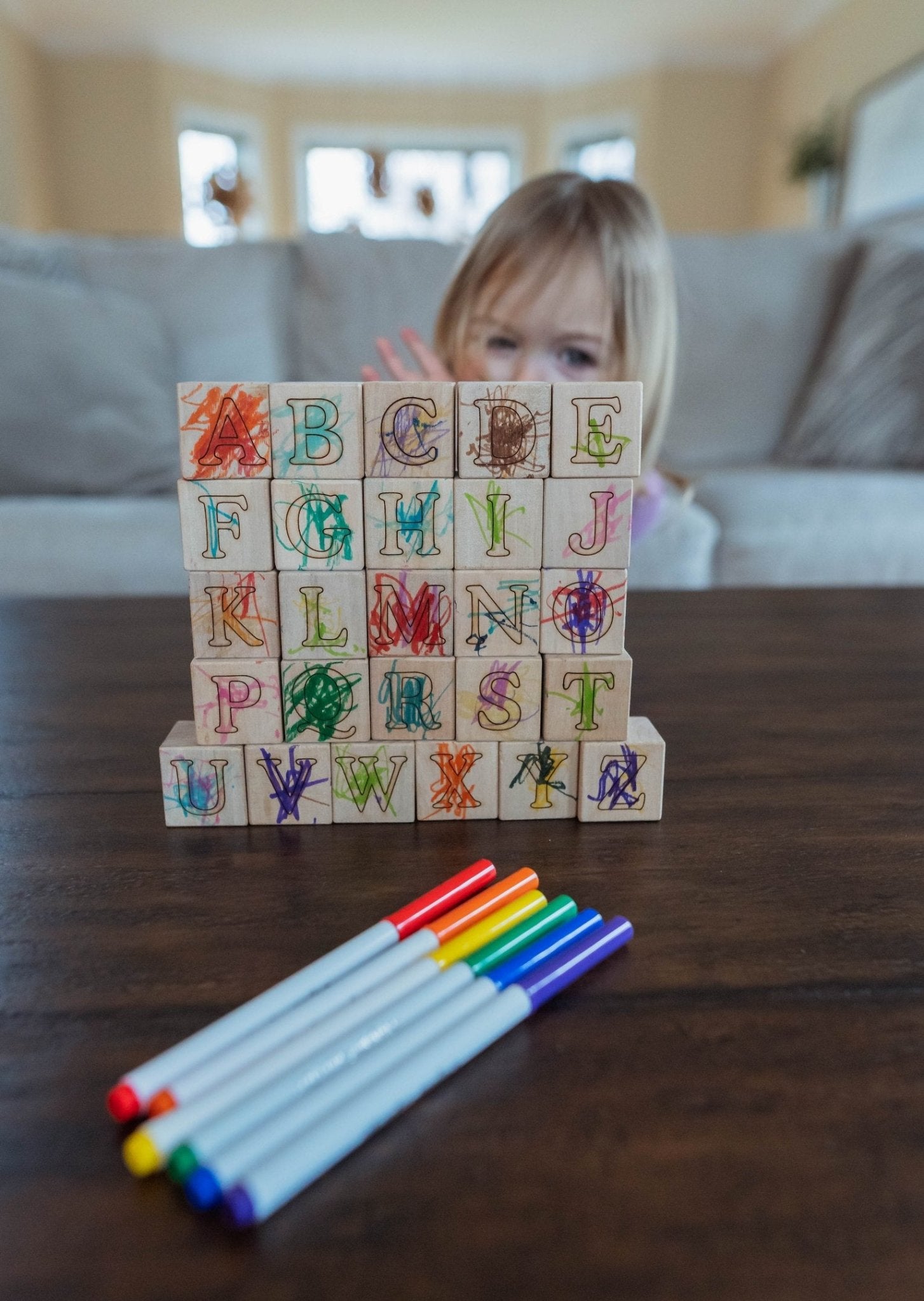 Maple ABC Blocks - Bannor Toys