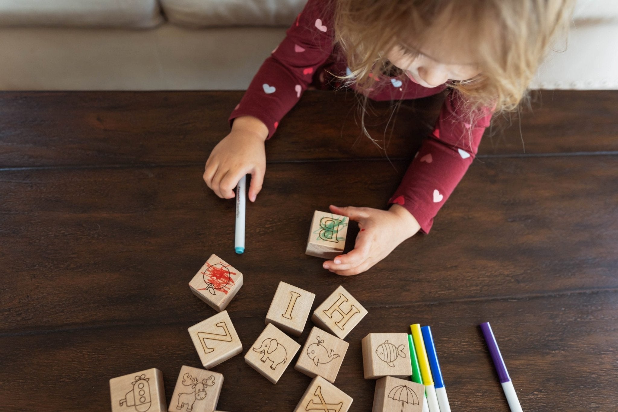 Maple ABC Blocks - Bannor Toys