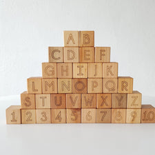 Deluxe ABC & 123 Blocks by Bannor Toys