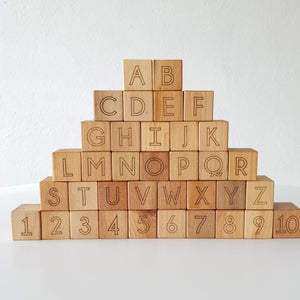 Deluxe ABC & 123 Blocks by Bannor Toys