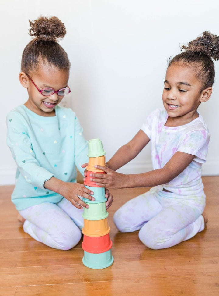 Stacking Cups silicone stacking cups by Bannor Toys